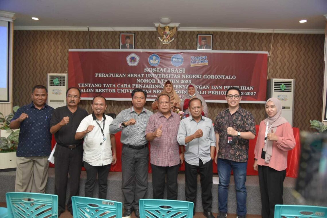 Sosialisasi Tahapan Pemilihan Rektor UNG: Pentingnya Partisipasi Seluruh Civitas Akademika ...