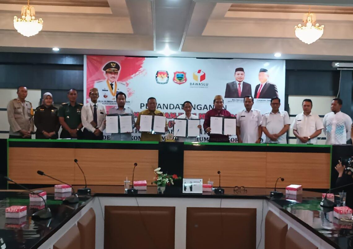 NPHD Pilkada Kabgor 2024 Resmi Ditandatangani - Prosesnews.id