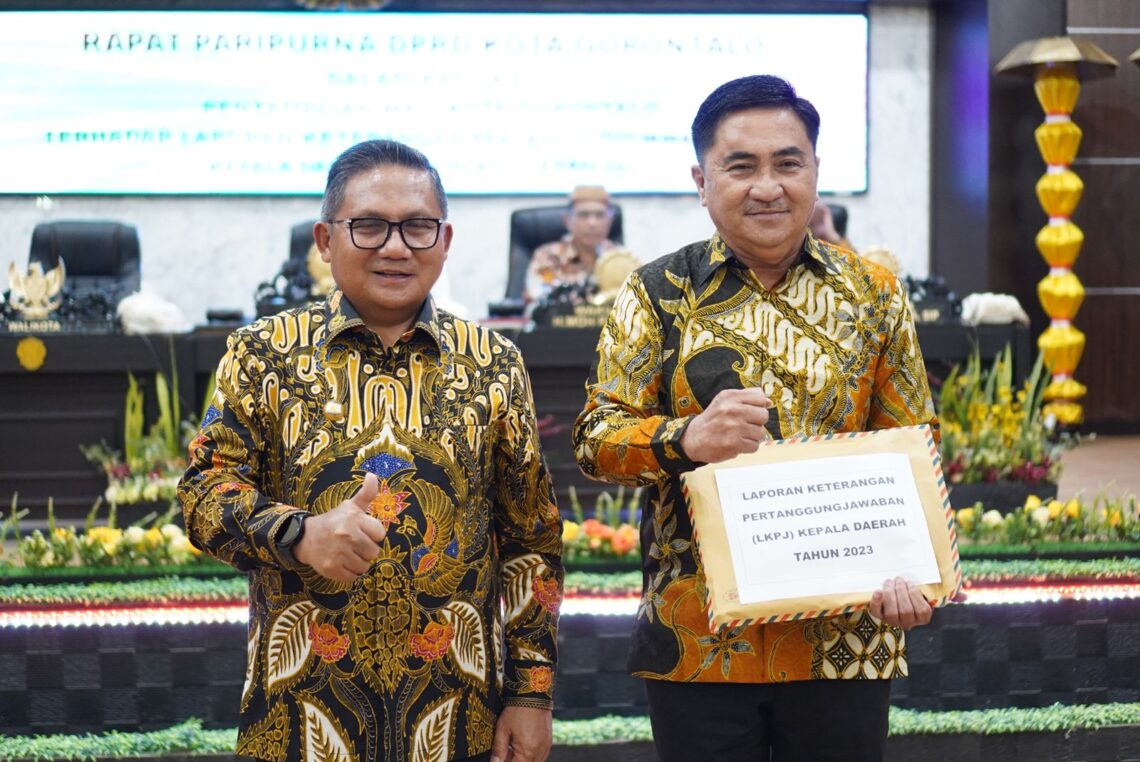 Pemerintah Kota Gorontalo Resmi Serahkan LKPJ Tahun 2023 kepada DPRD ...